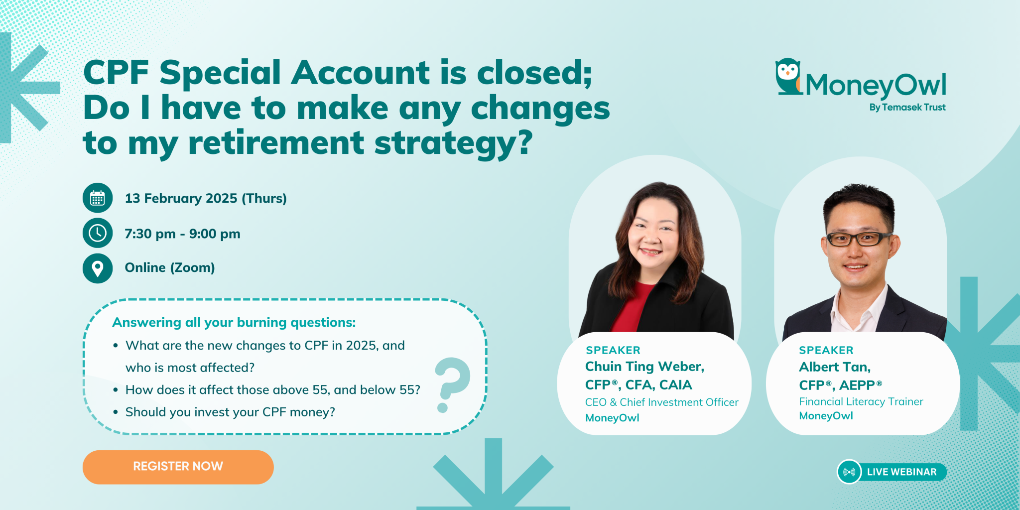 Webinar: 2025 CPF Changes and What They Mean for You | MoneyOwl